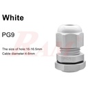 PG9 White Plastic Cable Gland (4~8mm) Connector Waterproof | RAM ...